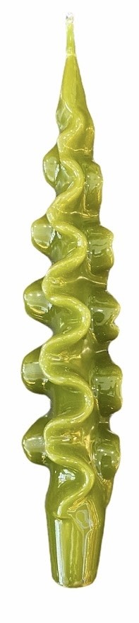 Coral Taper Candle Β' 24cm. - Manos Candles